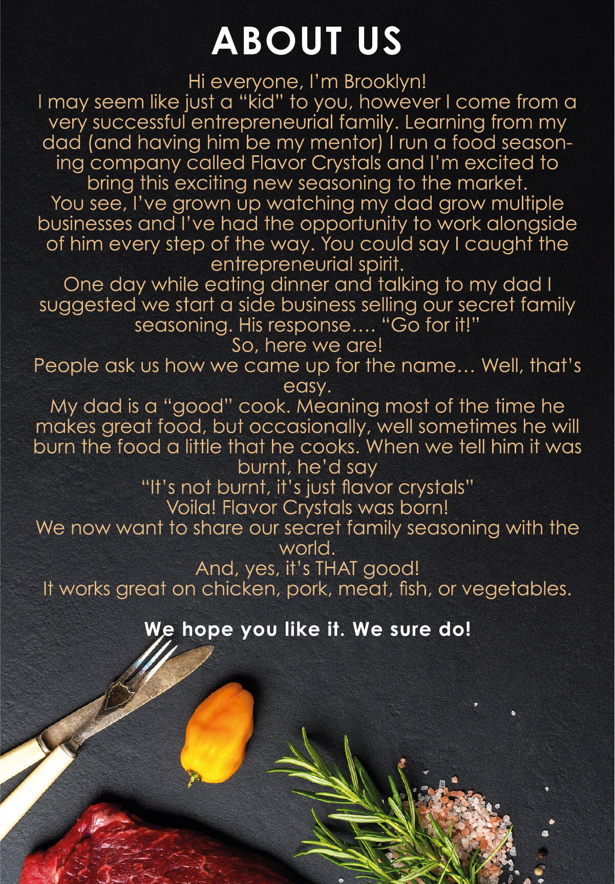 About Us – Flavor Crystals